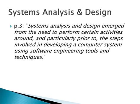 PPT Systems Analysis Design PowerPoint Presentation Free Download ID 2502222