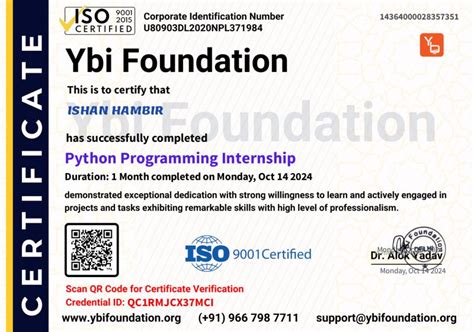 Ishan Hambir On Linkedin Just Completed A 30 Day Online Python