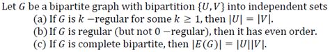 Solved THIS IS GRAPH THEORY ADVANCED MATH PLEASE GIVE A Chegg