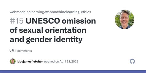 UNESCO Omission Of Sexual Orientation And Gender Identity Issue 15 Webmachinelearning