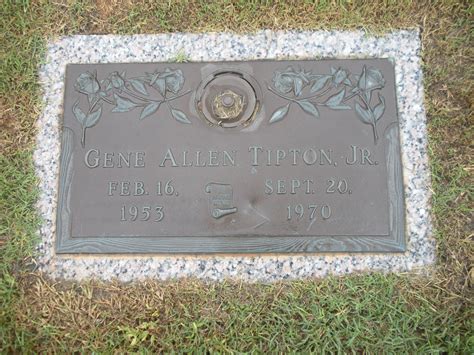 Gene Allen Tipton Jr 1953 1970 Find A Grave Memorial