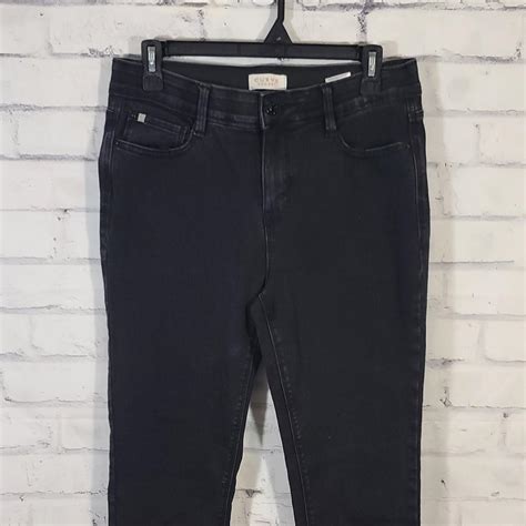 Curve Appeal Jeans Womens 829 Black Classic Depop