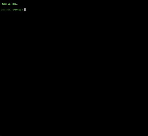 Github Satoshinaire Trinity Cli Trinity Is A Command Line Wallet For