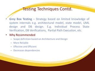 Sqa And Testing Concepts PPT