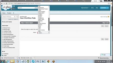 working with workflow rules part 1 in salesforce by jeet singh youtube