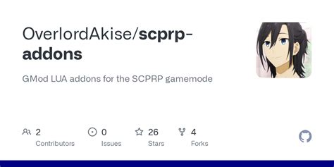 GitHub OverlordAkise Scprp Addons GMod LUA Addons For The SCPRP Gamemode