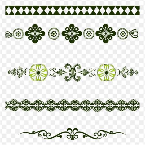 Premium Psd Wedding String Borderlines Design With Ring Motifs And