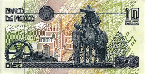 Mi Colección De Monedas Y Billetes Billete De 10 Pesos 1994 México