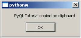 Qclipboard Pyqt