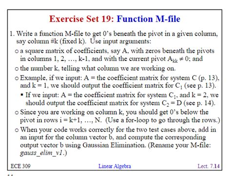 solved exercise set 19 function m file 1 write a function