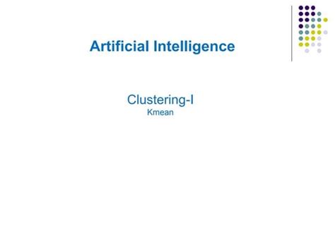K Mean Clustering Algorithm Ppt Physics Science