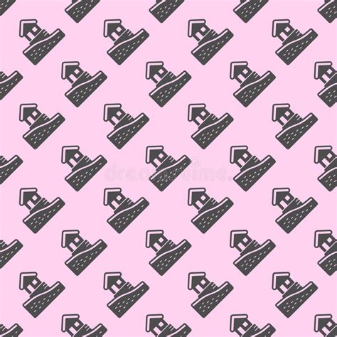 Ground Cut And House Foundation Solid Seamless Pattern Construction