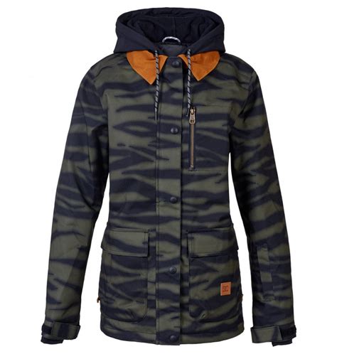 Купить сноубордическая Куртка DC SHOES Bandwidth Zebra Olive Night ...