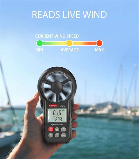 Led Lighting Bluetooth Digital Anemometer For Industrial Model Name