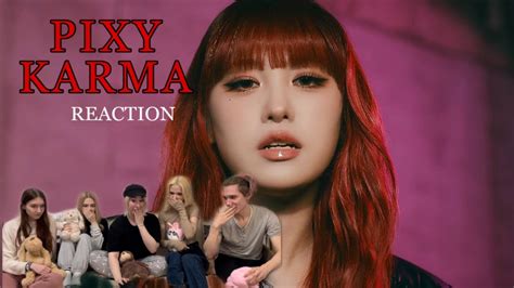 PIXY 픽시 KARMA MV REACTION YouTube