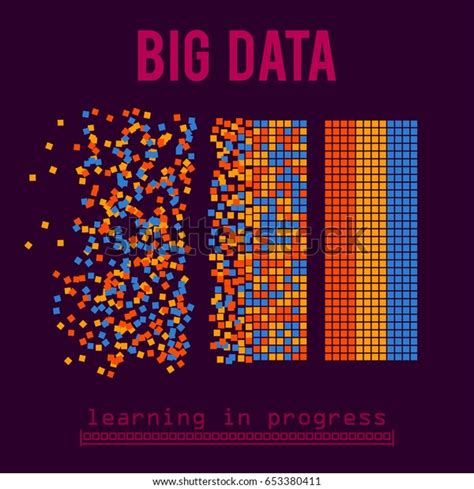 Big Data Visualization Machine Learning Algorithms Stock Vector Royalty Free