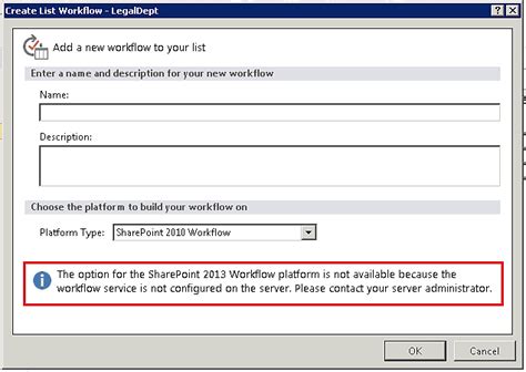 Sharepoint 2013 Workflow Service Is Not Configured On T