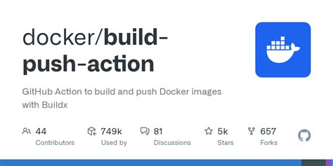 Github Dockerbuild Push Action Github Action To Build And Push Docker Images With Buildx