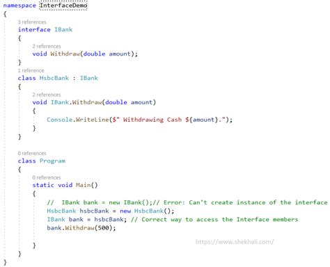 C Abstract Class Vs Interface Difference Between Abstract Class And