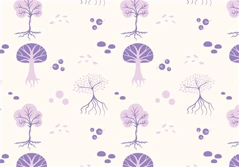 Trees Seamless Pattern Vector Vector Art At Vecteezy