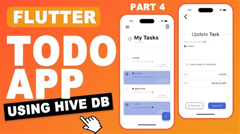 Flutter Tutorial Flutter Todo App With Hive Database Hive Local Storage Tutorial Crud