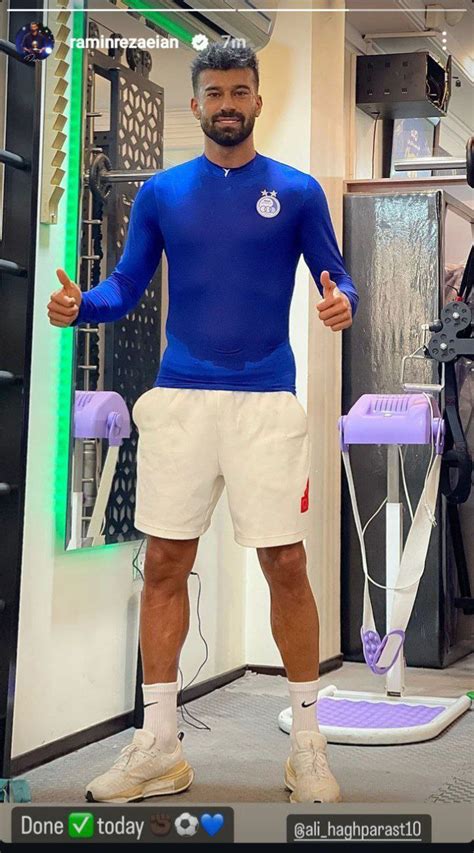 رامین رضاییان آماده بازگشت به میادین شد عکس طرفداری