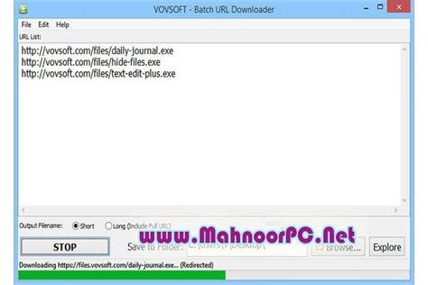 vovsoft batch url downloader 5 5 pc software free download — mahnoorpc