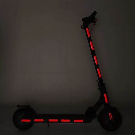 Электрический скутер Светоотражающая наклейка полоса для ninebot max ...