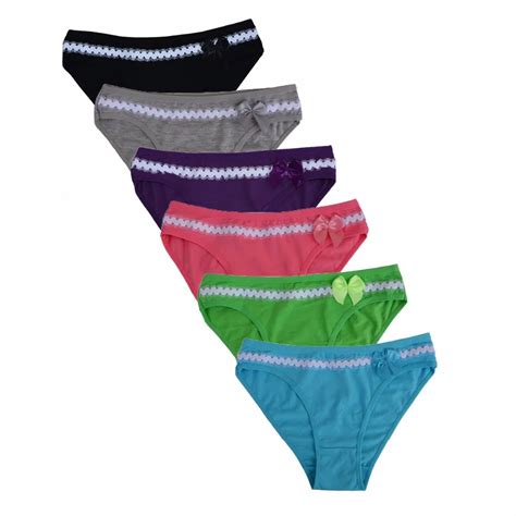 Women Underwear Girls Ladies Cotton Sexy Panties Cute Ribbon Knickers