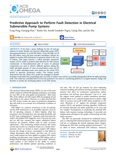 Predictive Approach To Perform Fault Detection In Pdf Principal