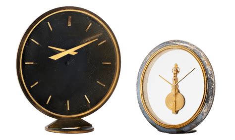 Bonhams Jaeger Lecoultre Two Brass Table Clock