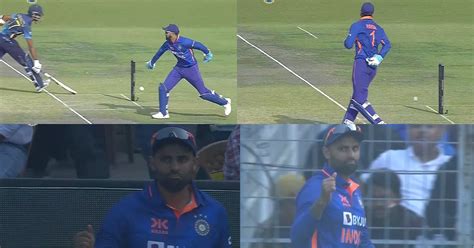 Ind Vs Sl Watch Kl Rahul Tries To Emulate Ms Dhoni Fails Badly