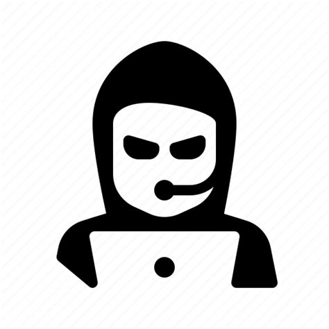 Person Hacker Hacking Fbi Cia Cyber Crime Cyber Attack Icon