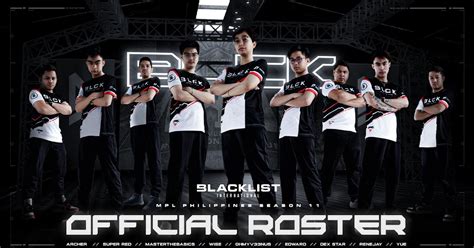 Blacklist International ML Roster For MPL PH S11 Revealed PinoyTechSaga