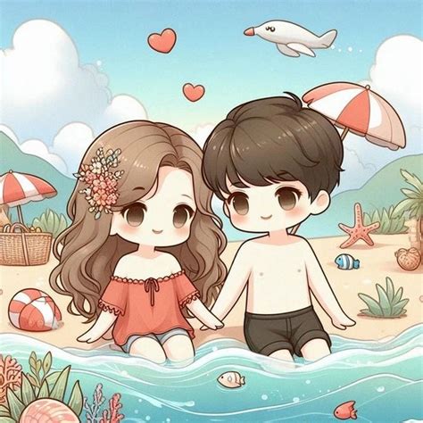 Ngắm Nhìn Loạt Hình Chibi Cặp đôi Cute Siêu Dễ Thương