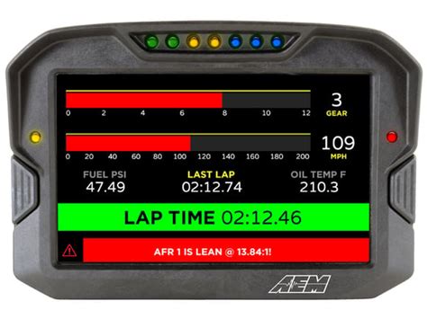 Aem 30 5700 Aem Cd 7 Carbon Digital Dash Display Non Logging
