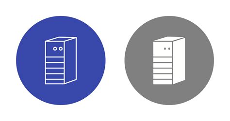 Server Network Vector Icon Vector Art At Vecteezy