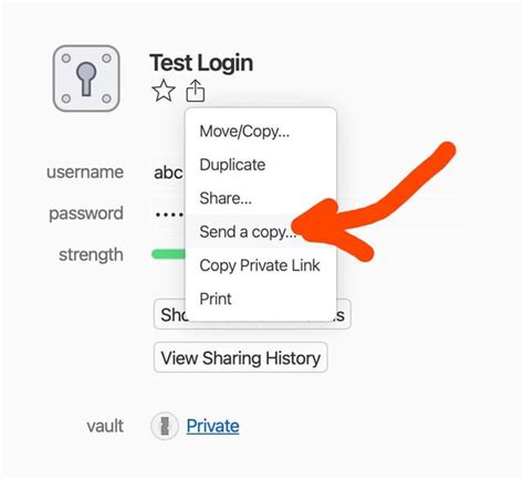 Send A Copy Feature Missing R1password