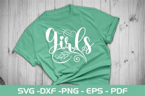 Girls Svg Design Graphic By Svgwow760 · Creative Fabrica