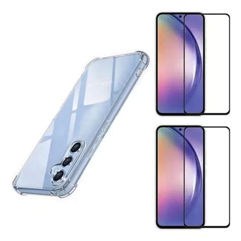 Capa Capinha 2x Película Vidro 3d Para Samsung Galaxy A34 Mercadolivre