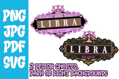 Vintage Zodiac Libra Graphic By Skybourne Designs · Creative Fabrica