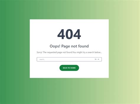 Tailwind CSS Error Page By Yujesh K C On Dribbble