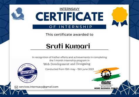 Sruti Kumari On Linkedin Internsavy Webdevelopment Webdesigning