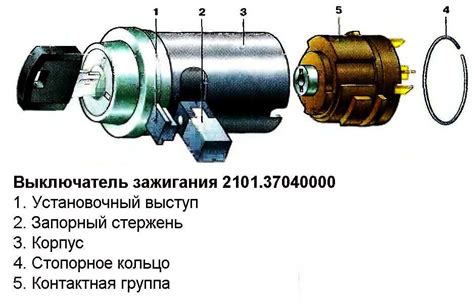 Замок зажигания ваз 2106: схема подключения, как подключить и поменять ...