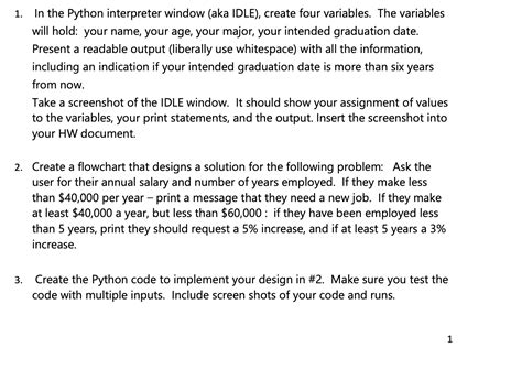 Solved Please I Need Help With The Following Questions 1 In The Python Course Hero