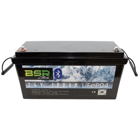 Bsr Batterie Lithium Bsr Monobloc 24v Bsr Bac 24100 Comptoir Nautique