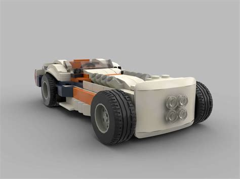 Lego Moc Cool Roadster By Policarpo Rebrickable Build With Lego