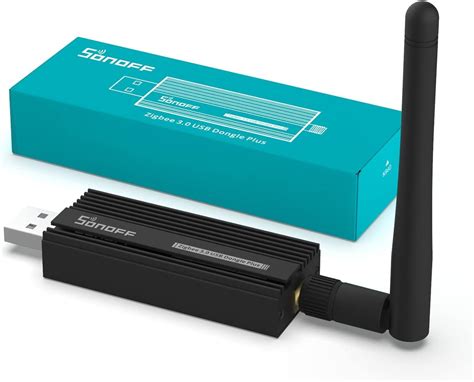 SONOFF Zigbee 3.0 USB Dongle Plus,Zigbee Gateway TI CC2652P + CP2102N ...