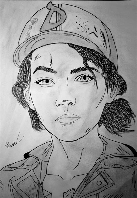 Clementine Walking Dead By Stendhalfr On Deviantart