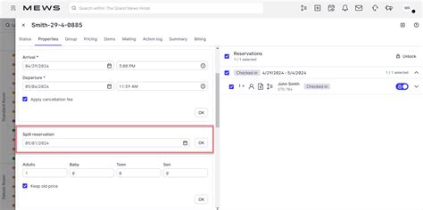Splitting A Reservation In Mews Operations
